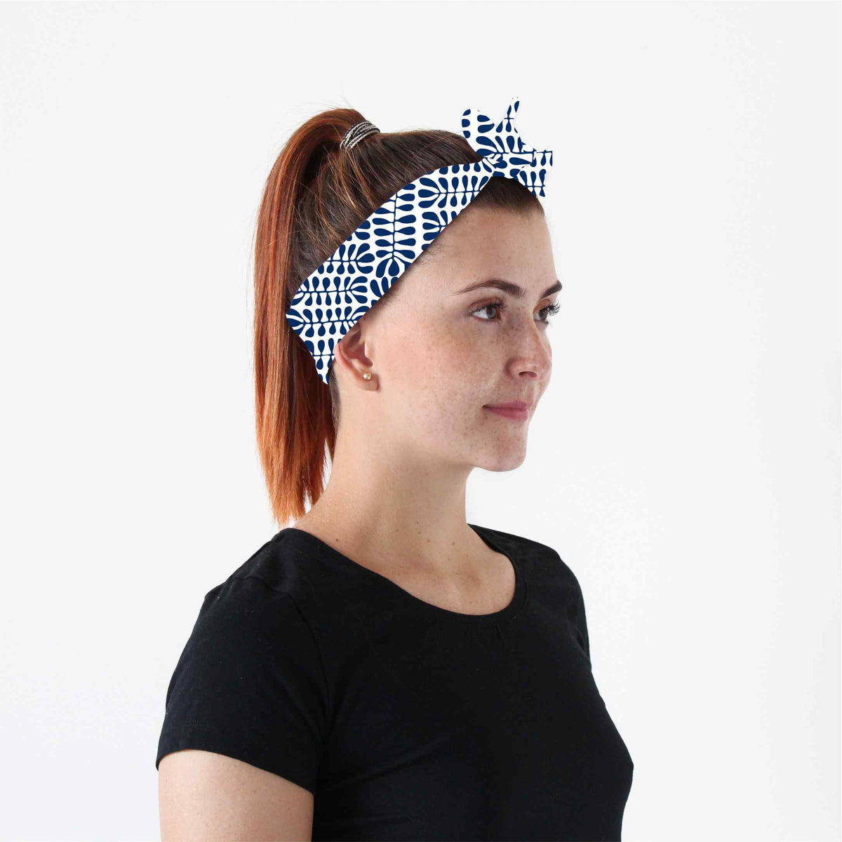 Bandana Mitjili Napurrula Dark Blue — Bulurru Shop