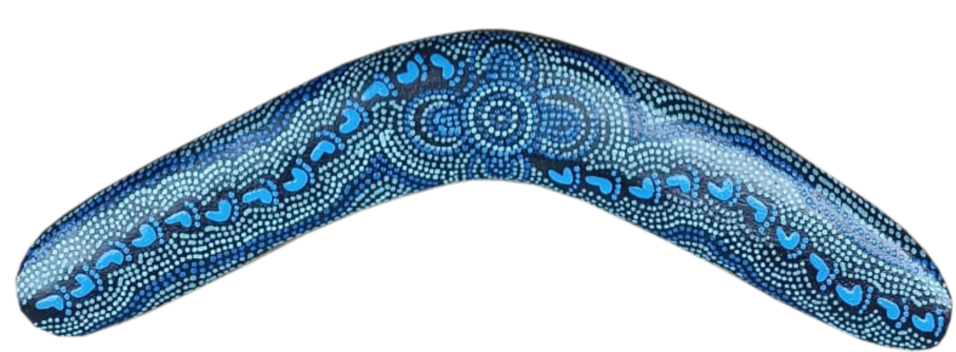 Boomerang - On Walkabout Blue By Karen Taylor — Bulurru Shop