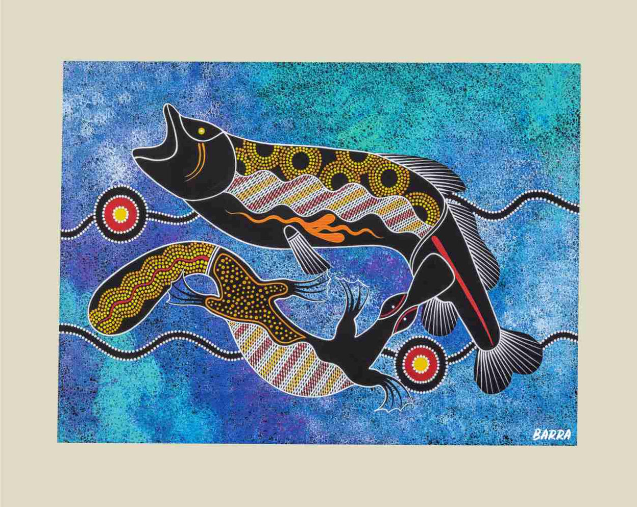 Canvas Art Print - Barra — Bulurru Shop