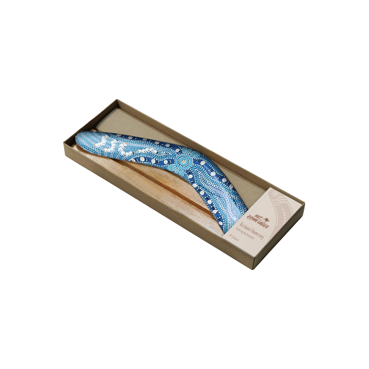 Boomerang - Bush Tucker Blue By Julie Paige — Bulurru Shop