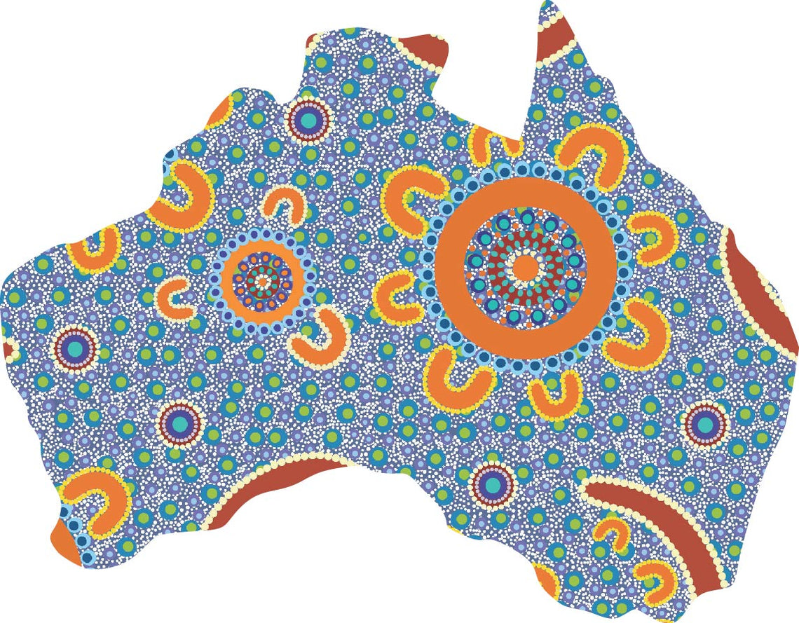 Australia Shaped Flexi Magnet - Family Camping By Kathleen Buzzacott ...