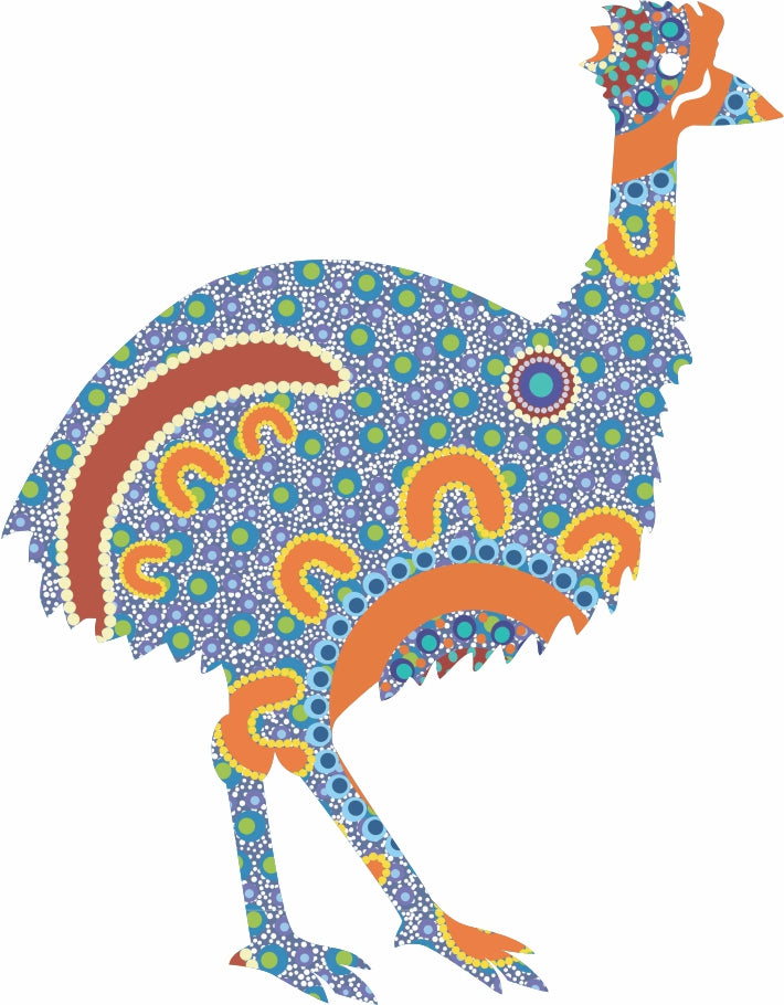 Emu Wooden Magnet (Australian Made) - Family Camping By Kathleen Buzza ...