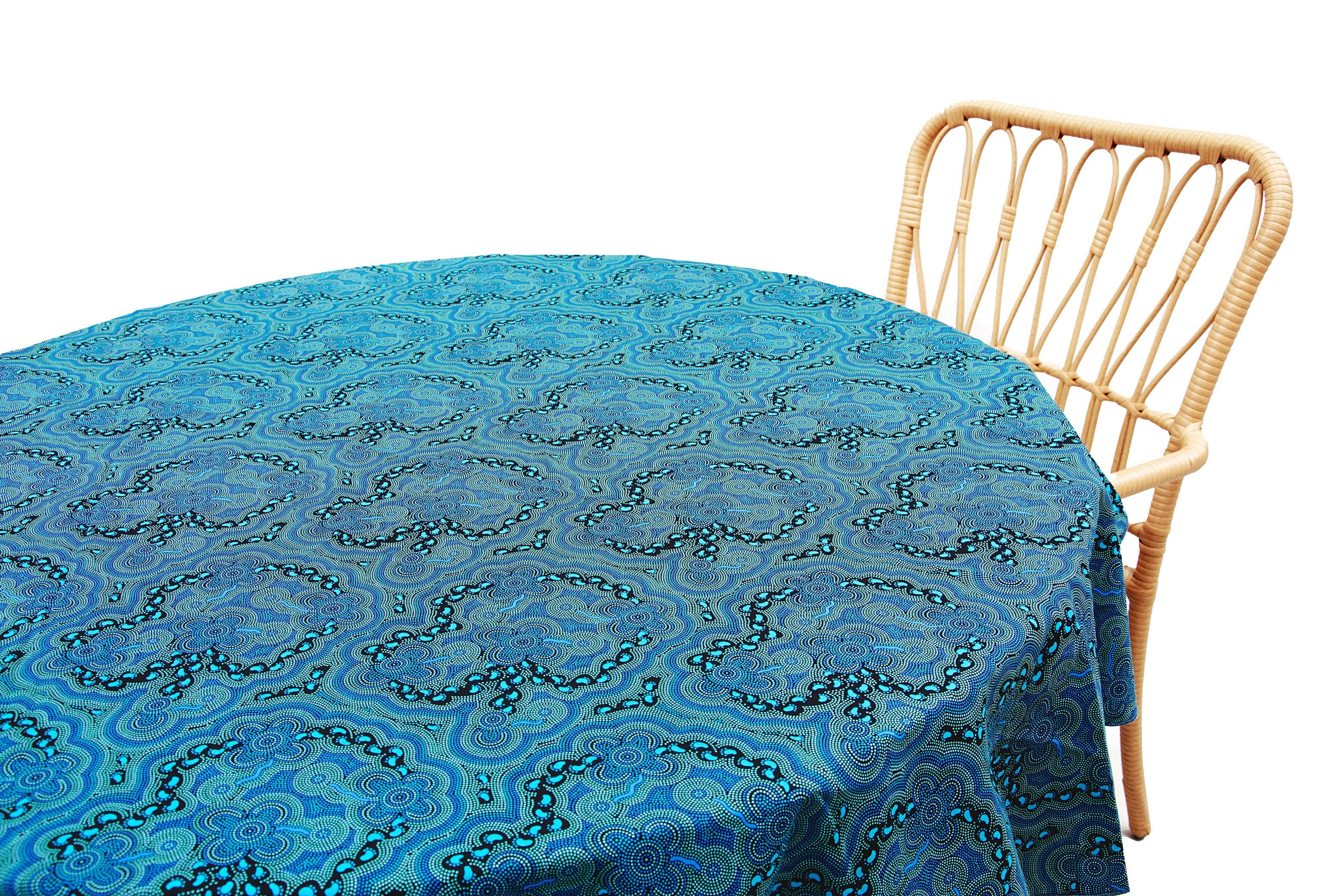 Buy Aboriginal Round Tablecloth Online Australia — Bulurru Shop