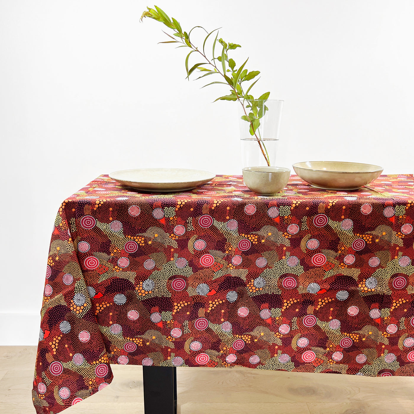 Buy Aboriginal Square Tablecloth Online Australia — Bulurru Shop