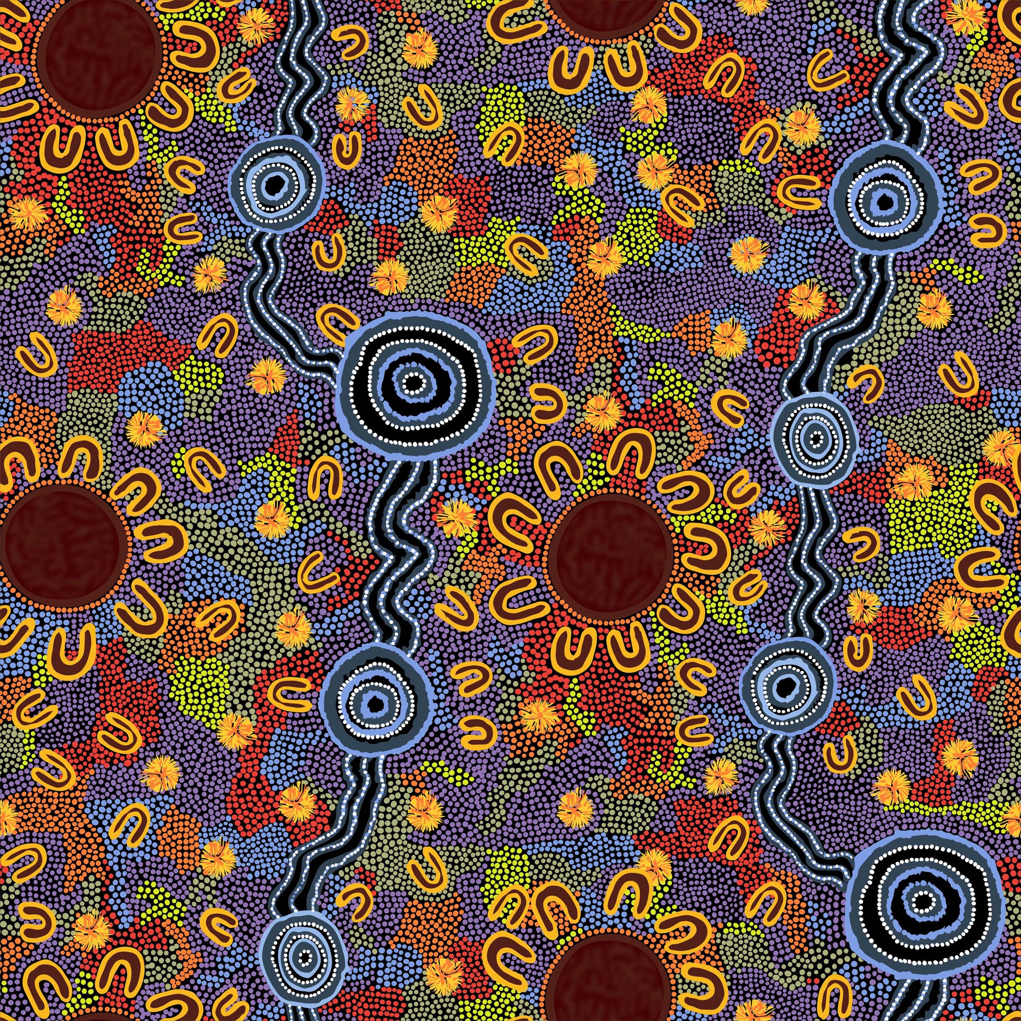 Buy Aboriginal Fabric & Aboriginal Patterns Online Australia — Bulurru Shop