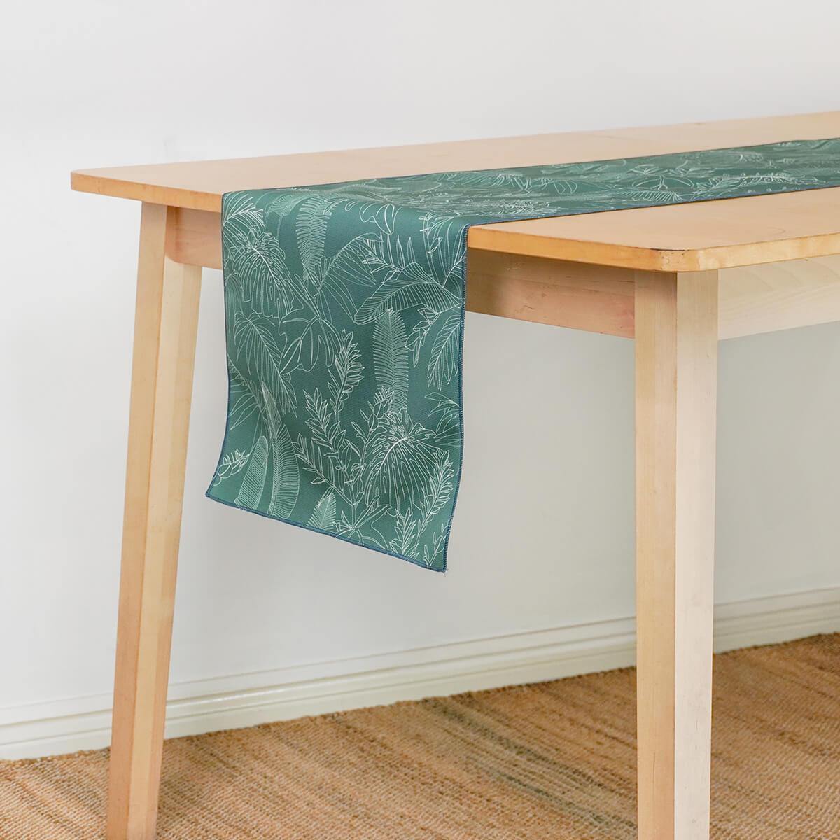 Australian Made Table Runner | Rainforest Print | Red Earth Market ...