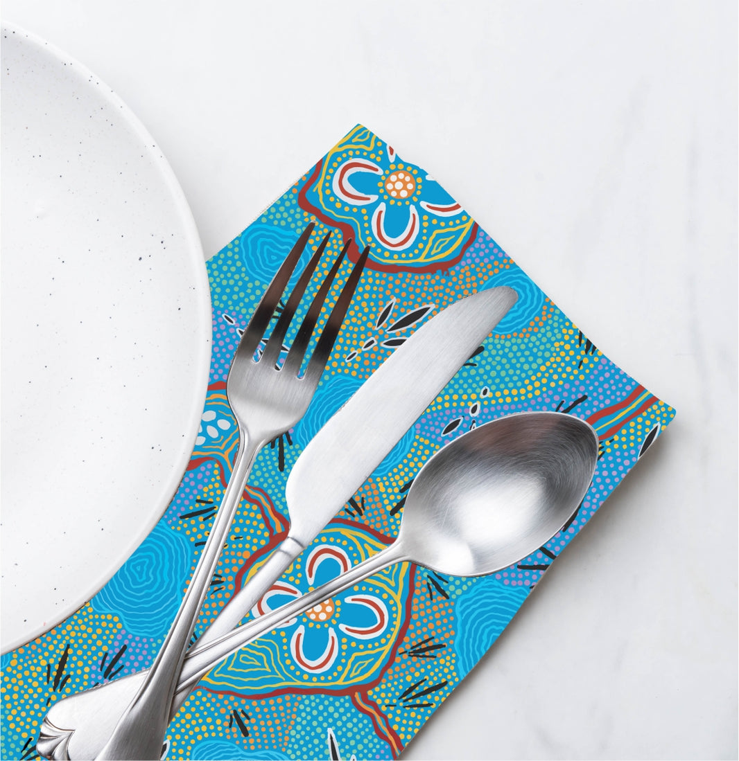 Buy Aboriginal Napkins Online | Cotton Napkins & Serviettes Australia ...