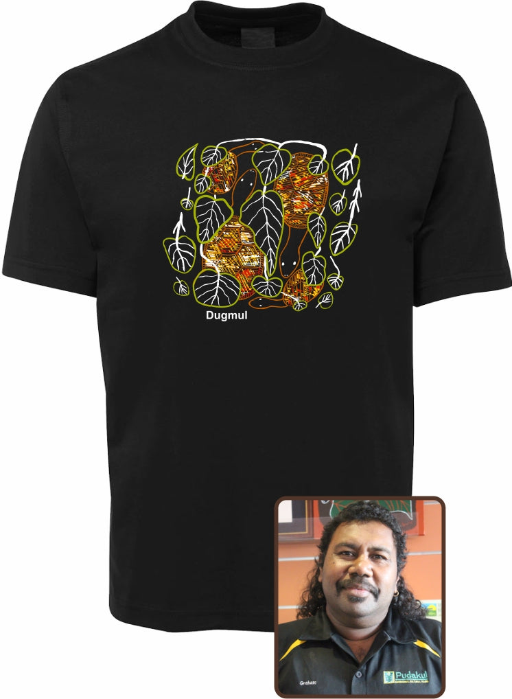 T Shirt ADULT Regular Fit - Graham Kenyon, Turtle Design — Bulurru Shop