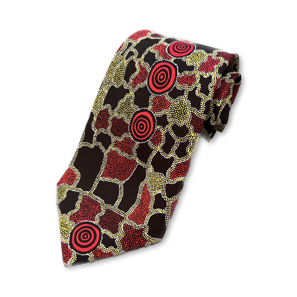 Buy Aboriginal Silk Ties Online Australia — Bulurru Shop
