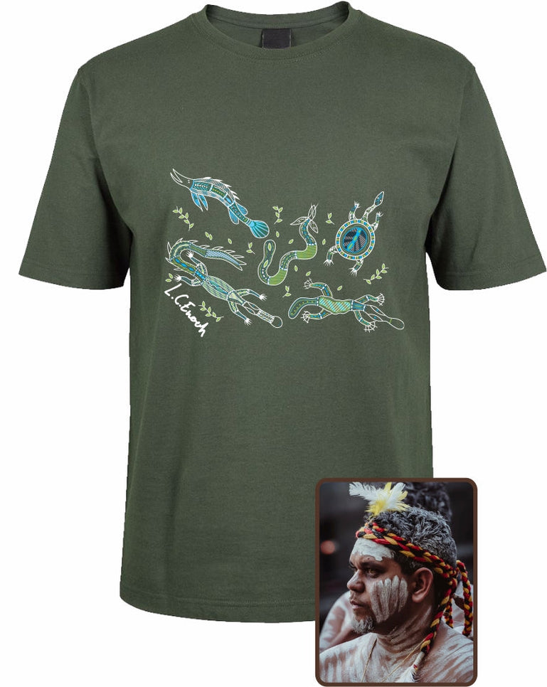T Shirt ADULT Regular Fit - Louis Enoch, Freshwater Totems Design ...