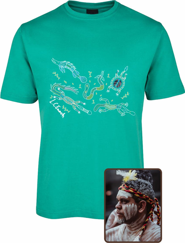T Shirt ADULT Regular Fit - Louis Enoch, Freshwater Totems Design ...