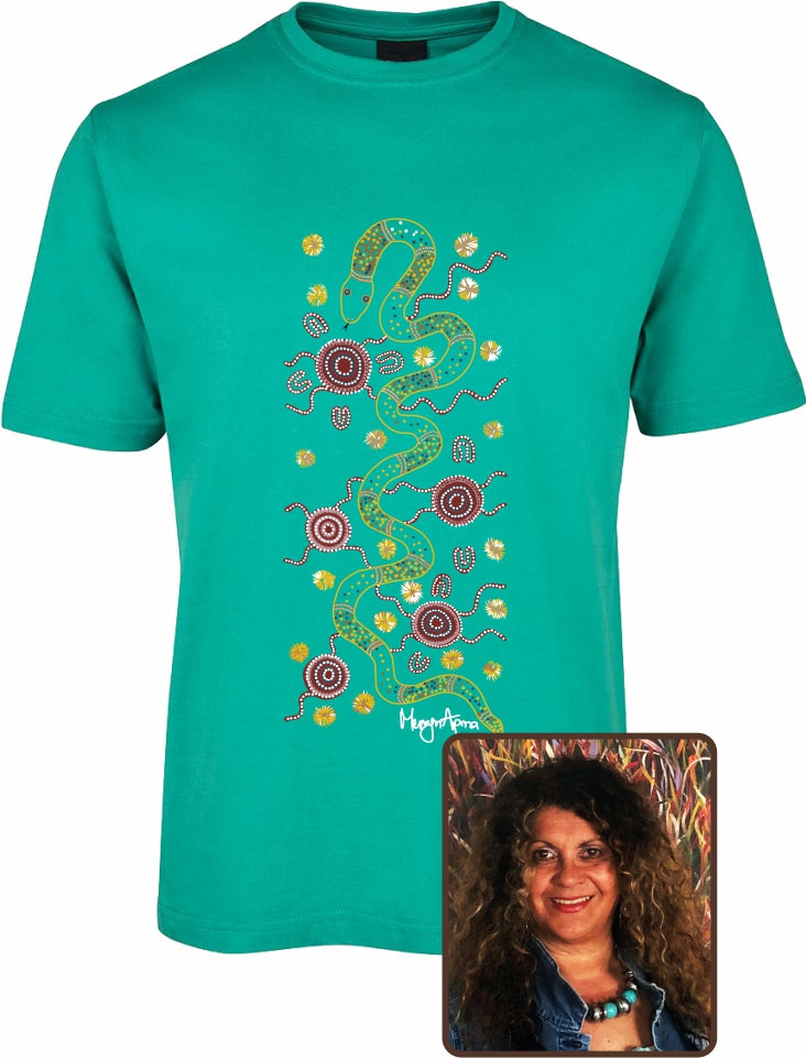 T Shirt Kids Regular Fit - Merryn Apma, Snake Design — Bulurru Shop