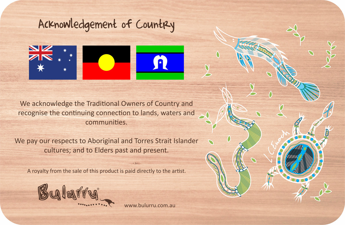 Acknowledgement of Country - 287mm x 187mm — Bulurru Shop